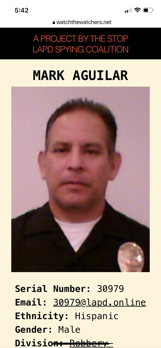 Persephone on Twitter: "RT @FilmThePoliceLA: LAPD SIS detective Mark Aguilar (huge attention ...