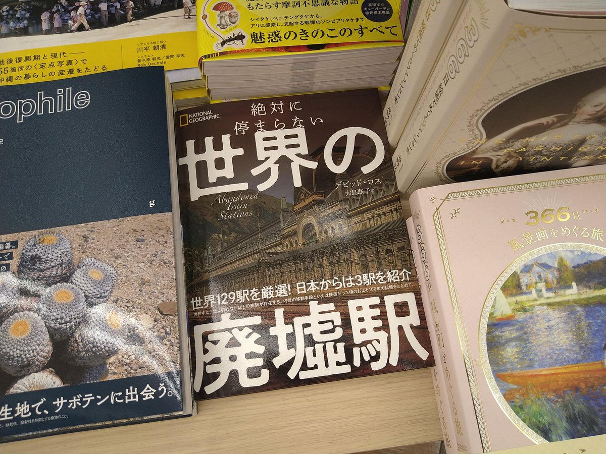 くまざわ書店武蔵小金井北口店 On Twitter 【新刊】『絶対に停まらない 世界の廃墟駅』デビッド・ロス日経ナショナルジオグラフィック社「幽霊屋敷」「ゴーストタウン」「宮殿廃墟