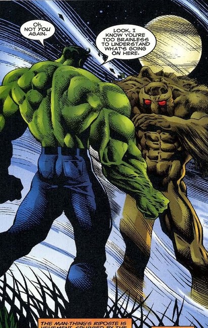 Man Thing Vs Hulk