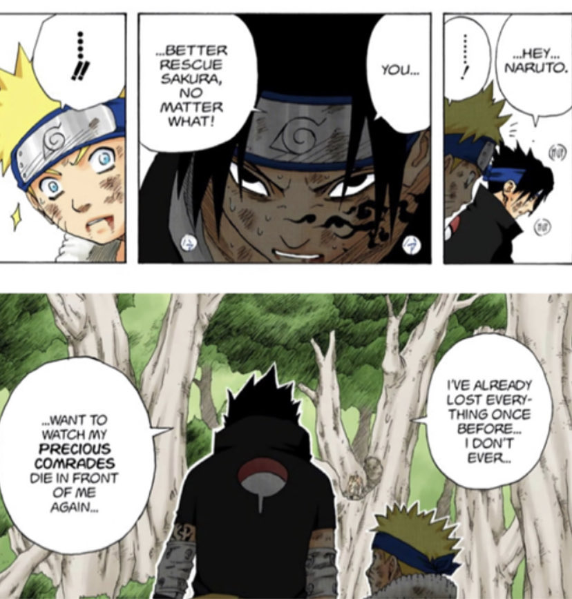 💌 on Twitter: "- More specific examples is when Naruto was shown raging when he believed Sasuke ...