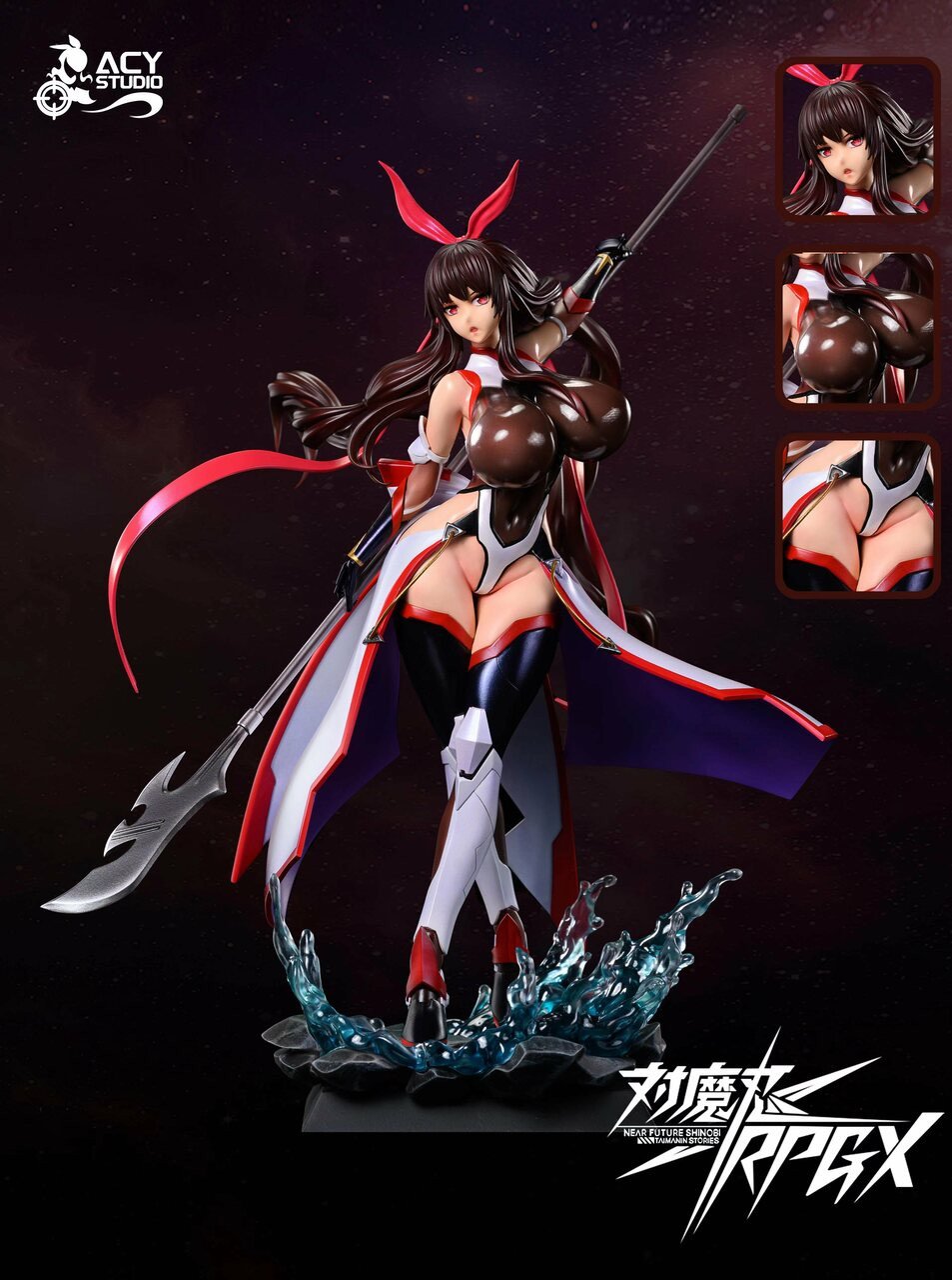 海外フィギュア取り寄せ on Twitter: "製作 【 ACY Studio 】 作品 【 対魔忍RPG / 水城 不知火 】 サイズ 【 H39 D21 W24 】 出荷時期【 2023 ...