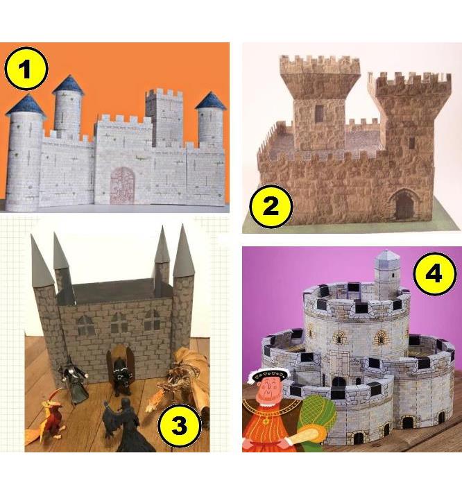 papermau on Twitter: "Saint George's Day - A Medieval Castle Paper ...