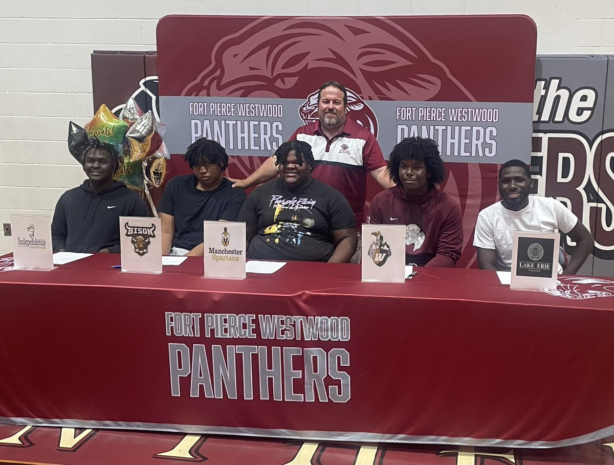 Congrats today to our Fort Pierce #Westwood Panthers that signed to ...