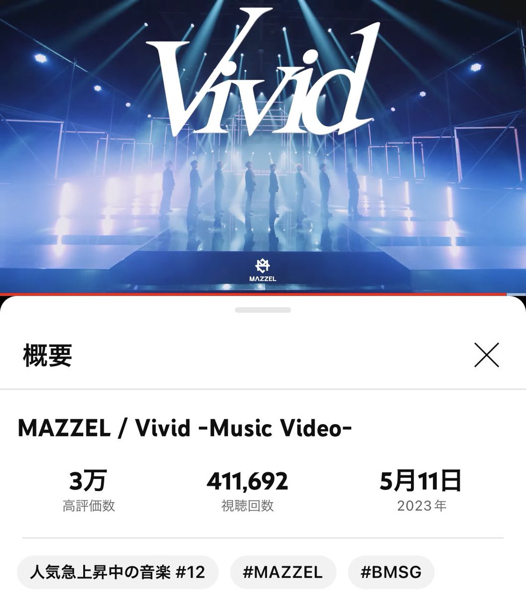 さ さ ぬ on Twitter: "急上昇12位にあがってる。もっともっと🙏 #MAZZEL #MAZZEL_Vivid"