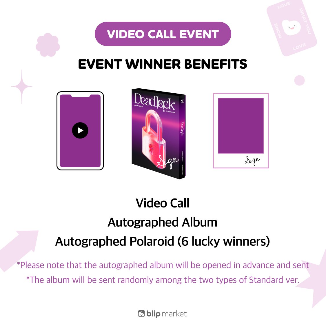 blip global on Twitter: "#XdinaryHeroes 3rd Mini Album [Deadlock] Blip Market 𝗩𝗶𝗱𝗲𝗼 𝗖𝗮𝗹𝗹 𝗘𝘃𝗲𝗻𝘁 ...