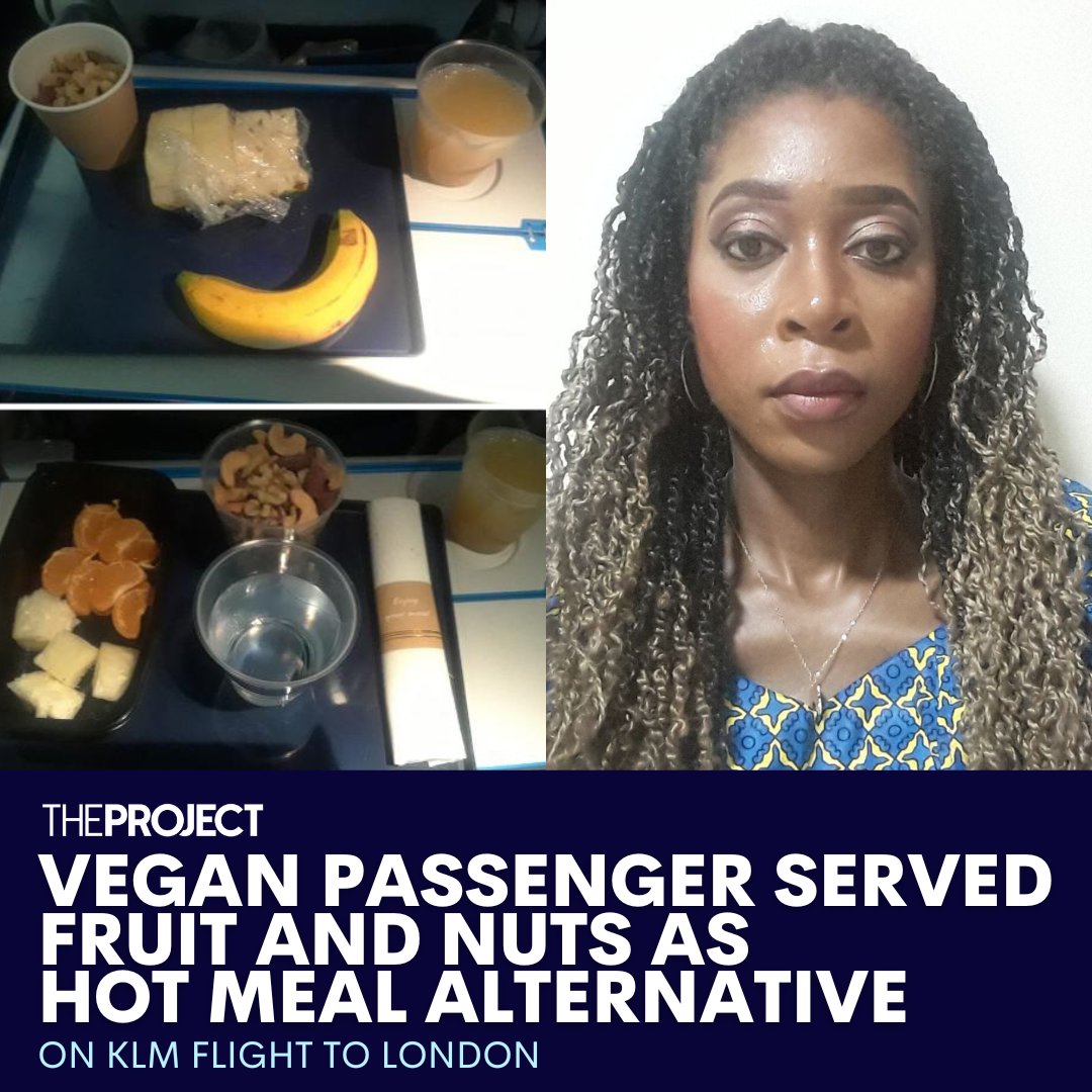The Project on Twitter: "A vegan passenger has slammed KLM Royal Dutch Airlines after claiming ...