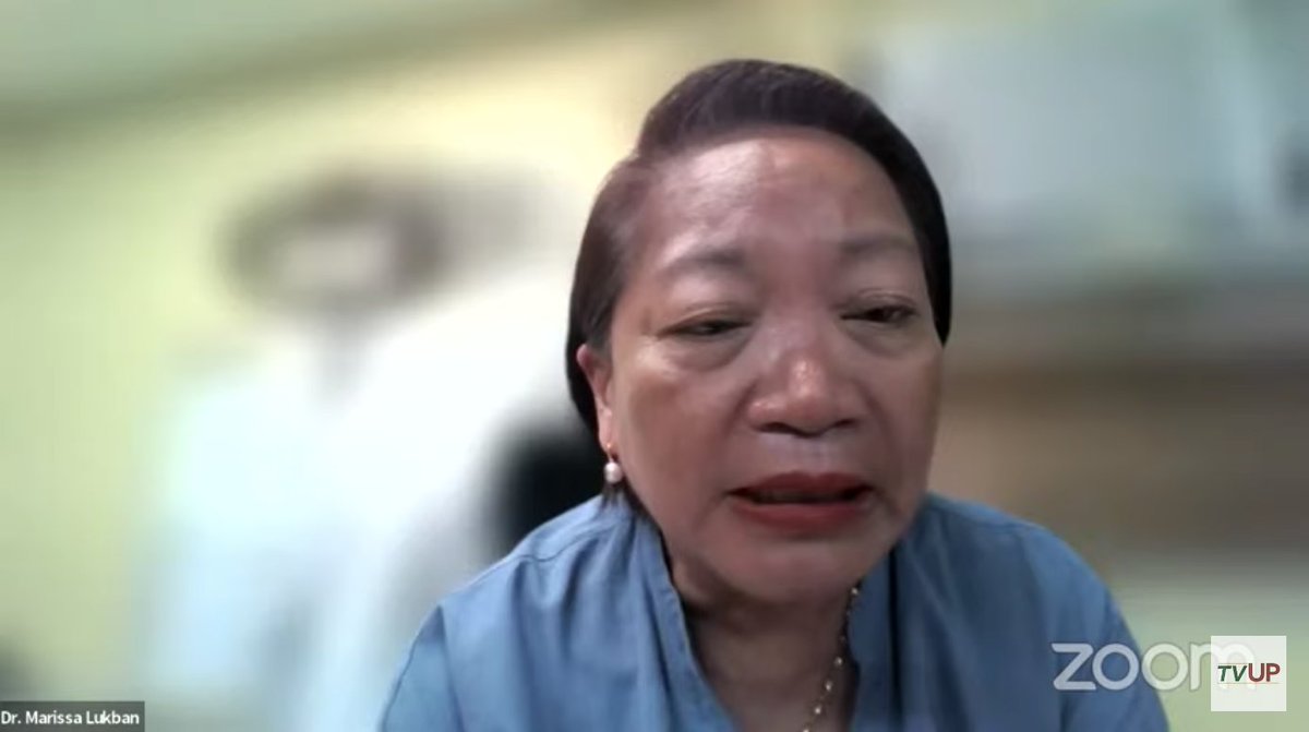 University of the Philippines on Twitter: "Up next, here is Dr. Marissa Lukban, the Chair of the ...