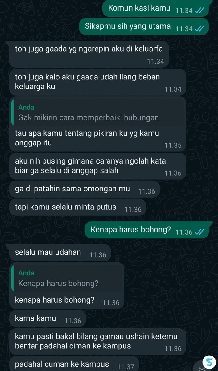 minimal cek pinned bos 📌 🦈 SUROBOYOFESS 🐊 on Twitter: "-rek? Aku udah minta putus ke cowoku dari ...