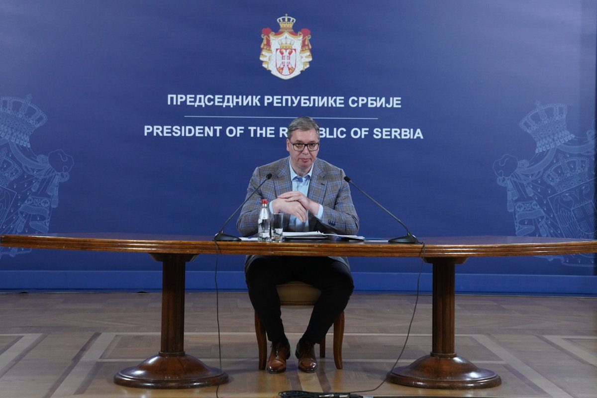 СНС СРБИЈА On Twitter Председник Александар Vucic Avucic изјавио је да је до сада у акцији