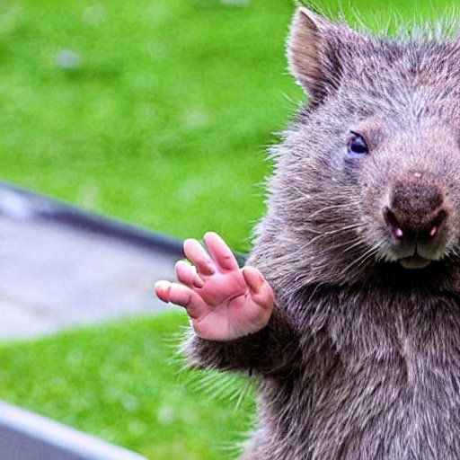 Smiling Baby Wombat