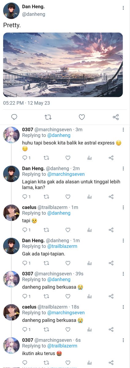 miya on Twitter: "#geheng few tweets au march dan caelus mau tinggal lebih lama"