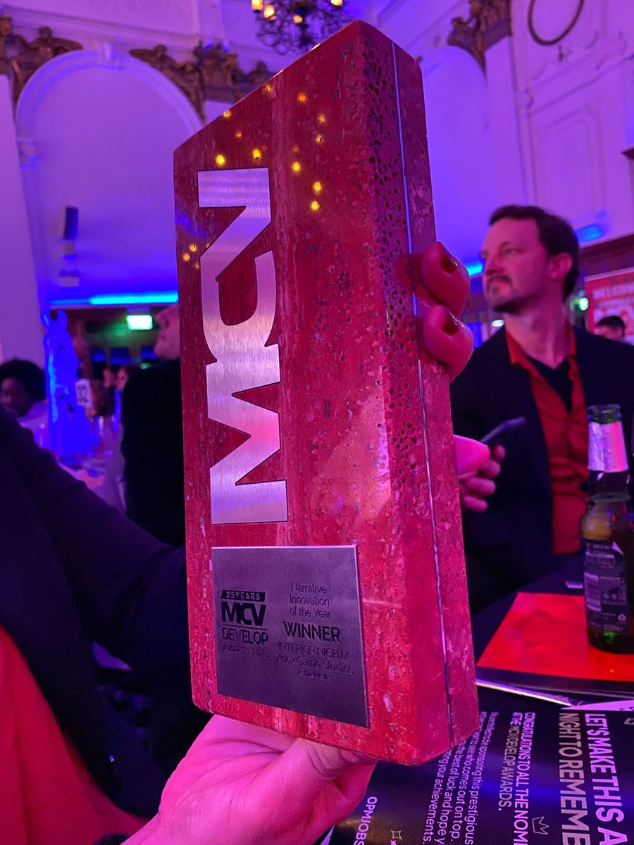 INTERIOR/NIGHT on Twitter: "We’re ECSTATIC to have won 2 awards at @MCV_DEVELOP last night! ⭐ ...