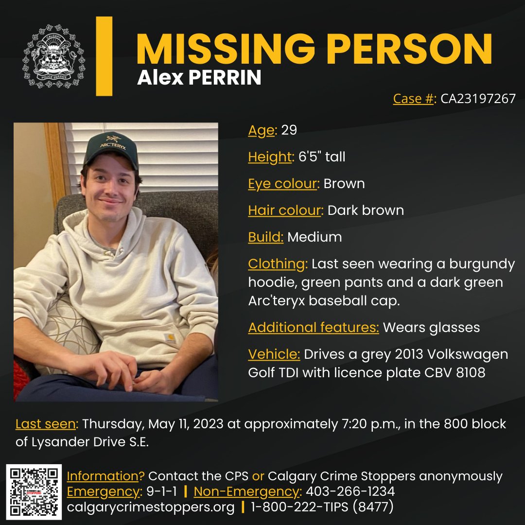 Calgary Police On Twitter We Are Asking For The Publics Help To