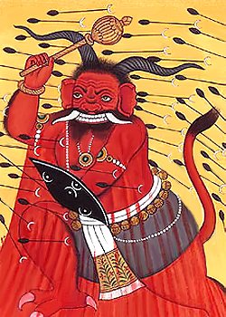 Someone asked In Ma Durga's story in vimanika comics, she is shown to ...