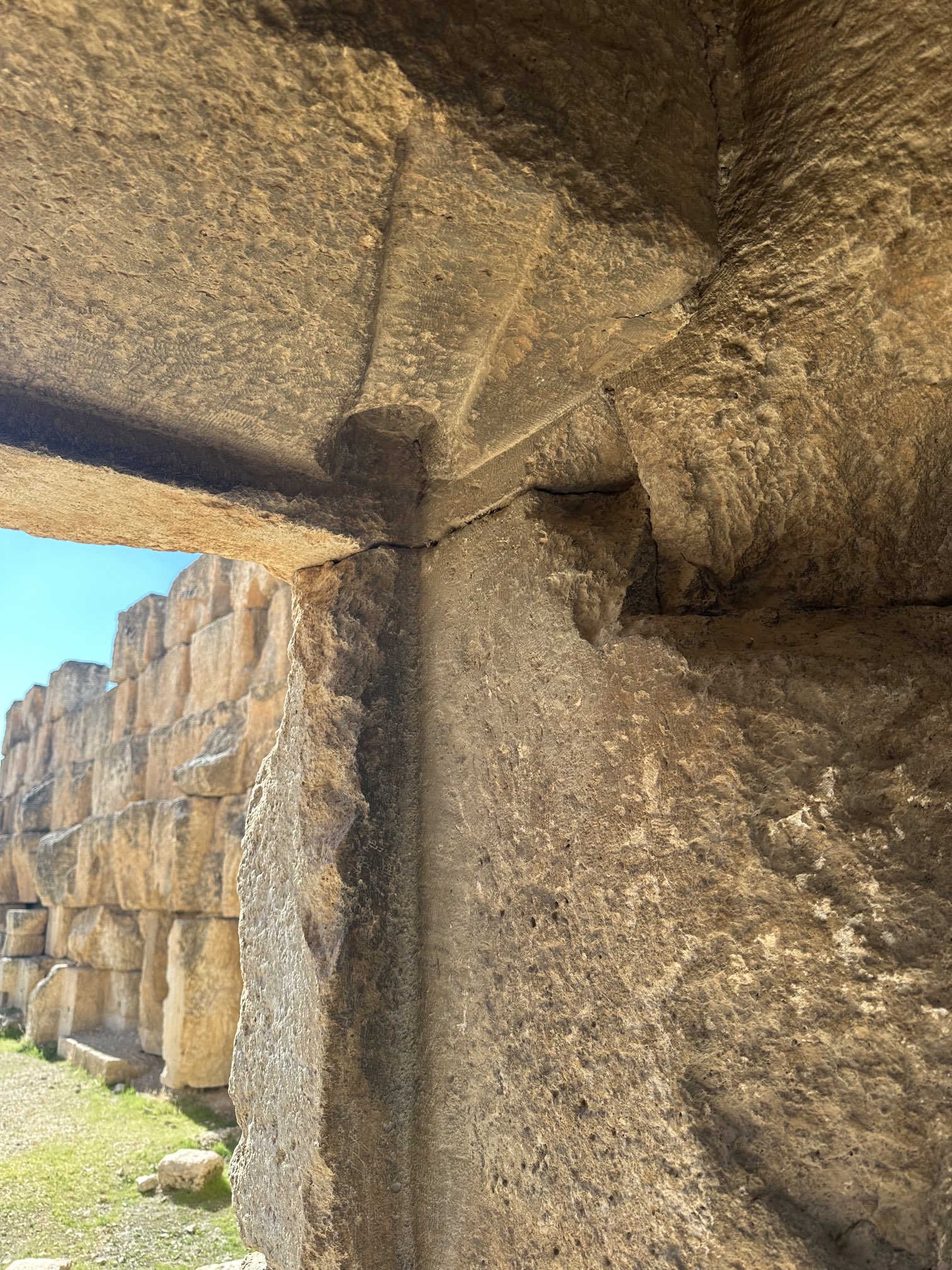 Baalbek Megalithic Stones The Massive Megalithic Blocks Of Baalbek In