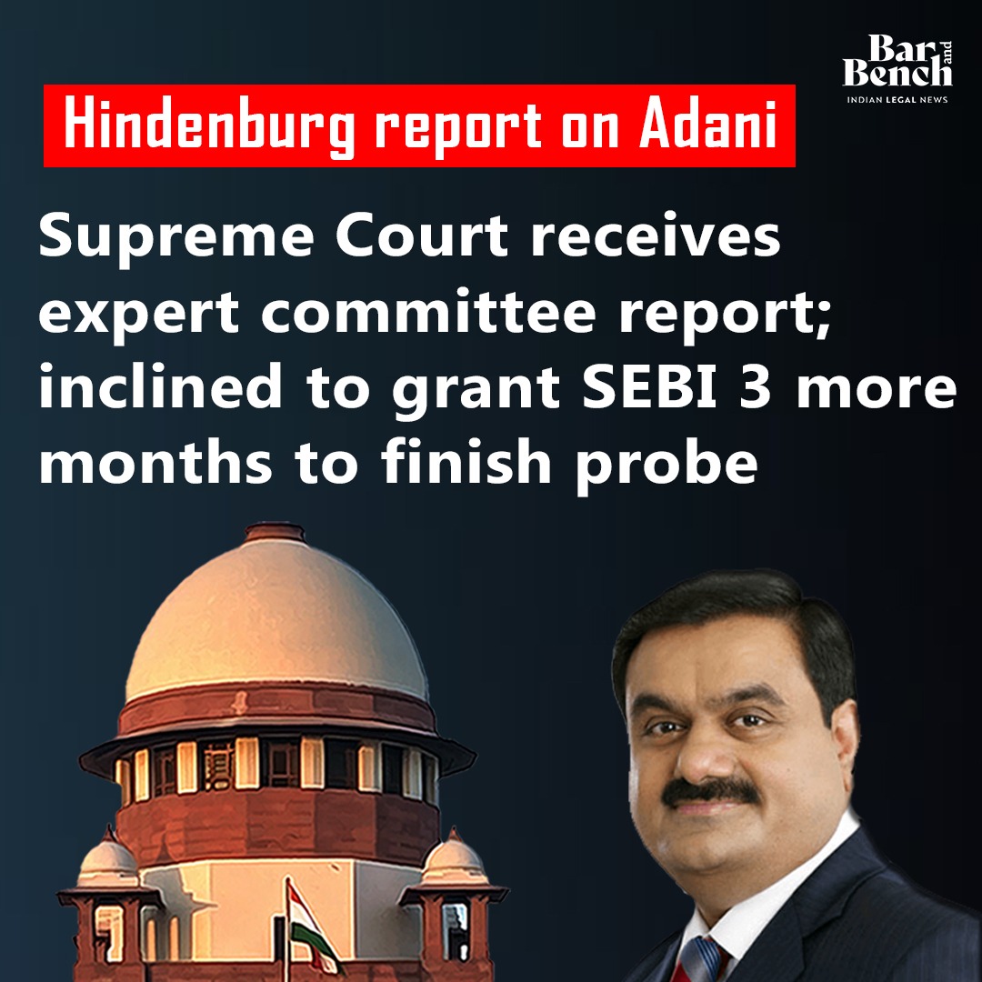 Bar And Bench On Twitter Hindenburg Report On Adani Supreme Court