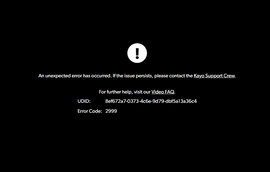 Fraser Barton on Twitter: "Is anyone else's Kayo shitting itself constantly this evening ...