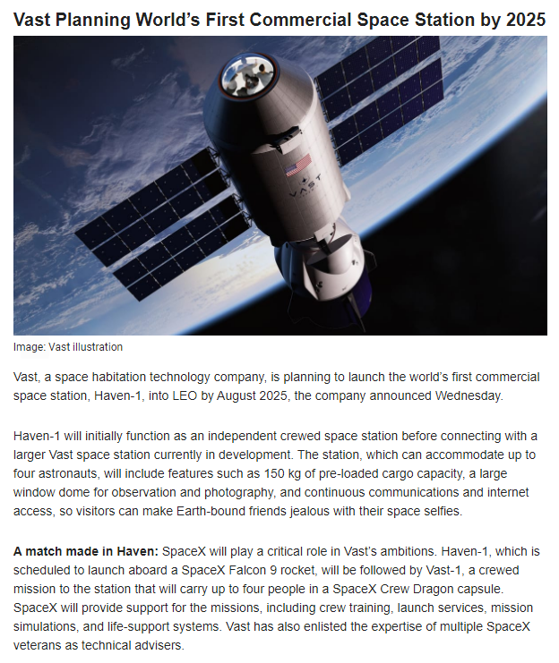 Orbital Technologies Commercial Space Station
