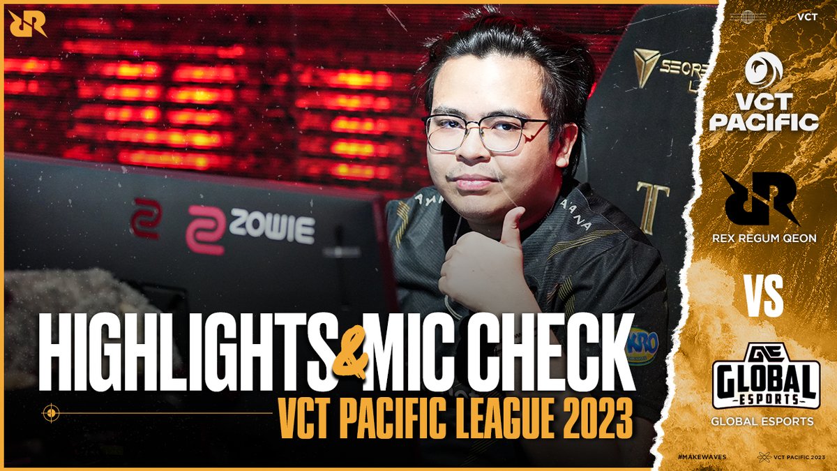 Team RRQ on Twitter: "RRQ VS GE | VCT PACIFIC 2023 HIGHLIGHTS & MIC CHECK 📺 https://youtube.com ...