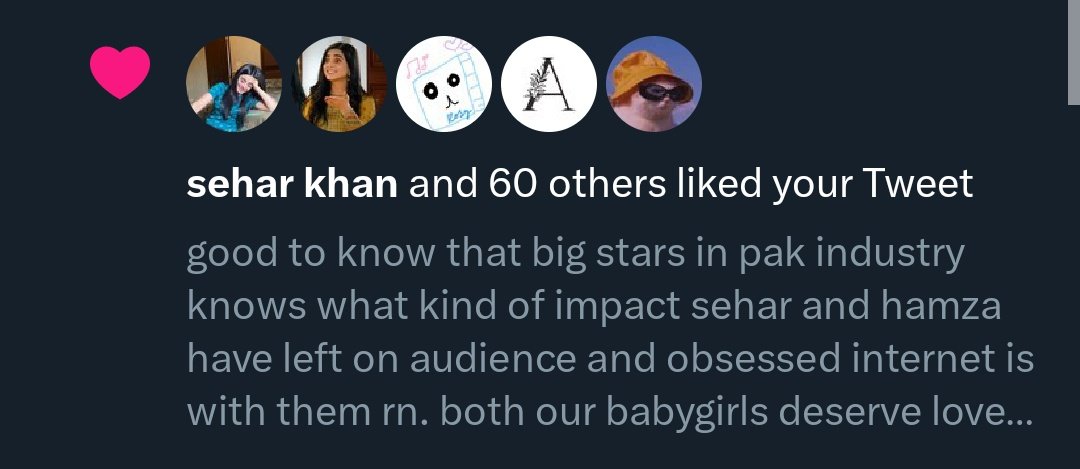 . on Twitter: "called hamza 'babygirl' and sehar liked that tweet 😭🙏"