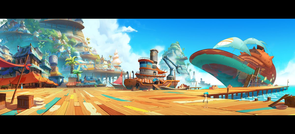 Bill🗿otomo On Twitter More Views Of Tortuga City Droners S2