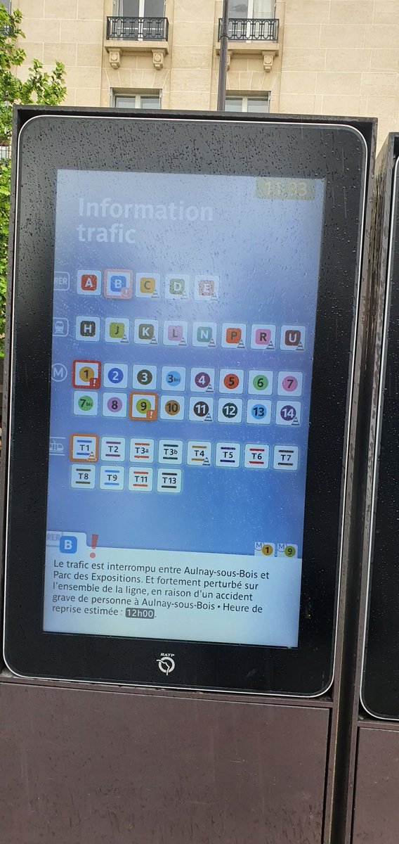 Potelet_RATP on Twitter: "On continue les nouveautés avec cet écran qui contient l'information ...