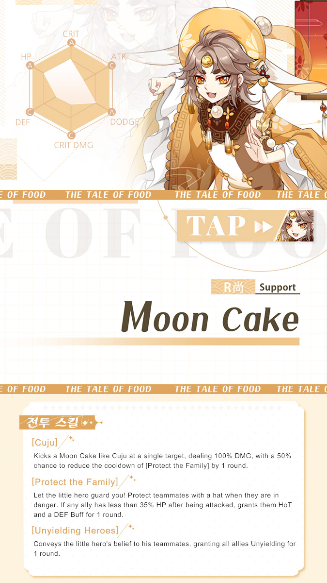 The Tale of Food on Twitter: "💪Moon Cake's biggest dream is to become a brave and reliable hero ...