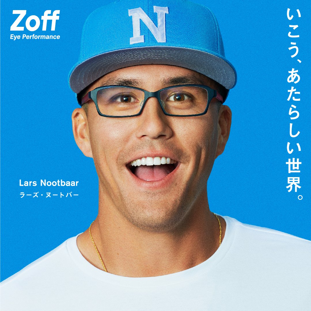 Zoff_INFO ⚾️ on Twitter: "⚾ヌートバー選手CM着用モデル⚾ Zoffで人気の軽くて丈夫なZoff SMARTシリーズです！ 正面がネイビー、つるがレッドと特徴的ですが ...