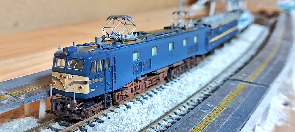 EF6627 2059ﾚ SS60 on Twitter: "マヤ検😊 EF58 157+マヤ34 2010+DD51 1037(ユーロ色)"