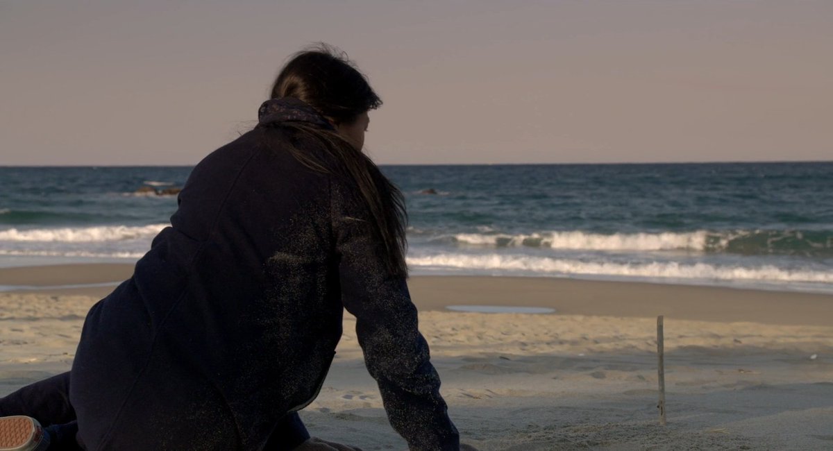 on Twitter: ""It's even more lonely in a beautiful landscape." on the beach at night alone (2017)"
