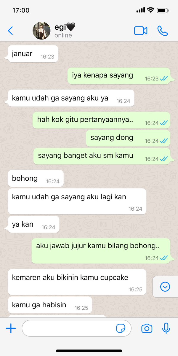 andes on Twitter: "#januegi "kamu udah ga sayang aku?""