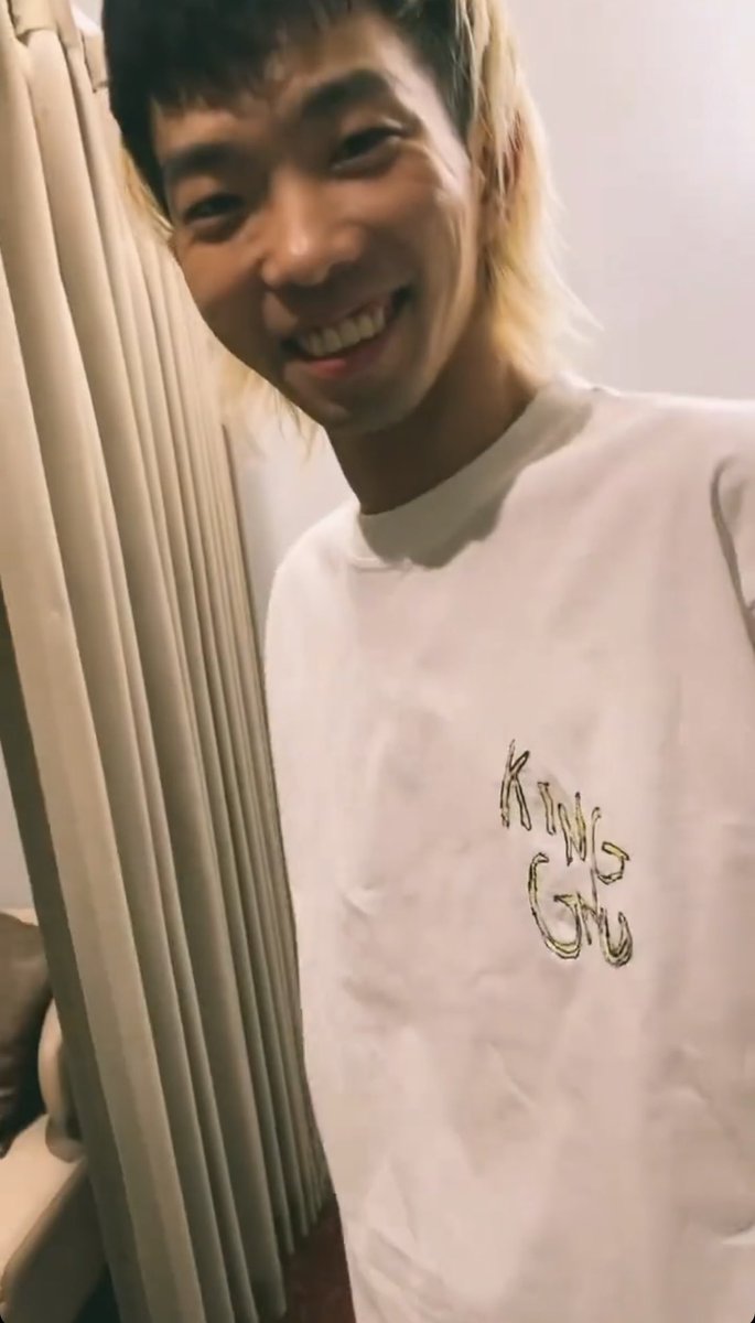 Gnu TM👑🐃🫰 on Twitter: "今日も推しがきゃわいい #KingGnu #推し #きゃわいい #かっこいい #グッズ #尊い #常田大希 #井口理 #新井和輝 #勢喜遊 ...