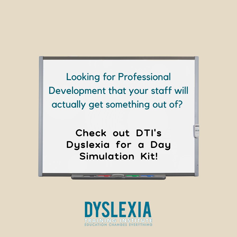 Dyslexia Training Institute on Twitter: "Professional development should promote change ...