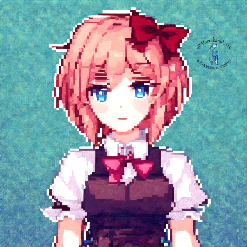 AlderabanAI_Art🔞 on Twitter: "DDLC pixel Art #DDLC #DokiDokiLiteratureClub #AIart"