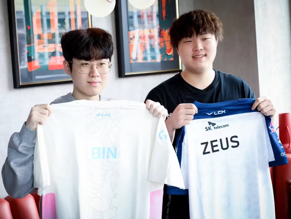 LPL Fanclub on Twitter: "The two top lane youth star. Wish Zeus and Bin could give us another ...