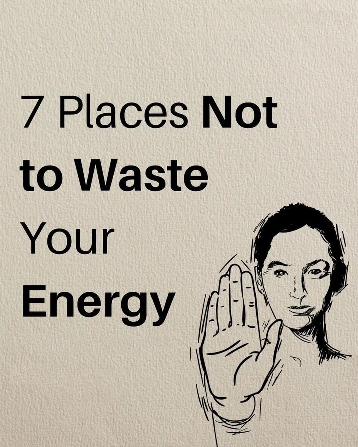 7 Places Not To Waste Your Energy: - Thread from Nexus Wisdom @Nexus ...
