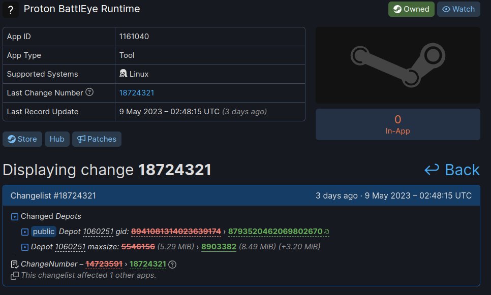 GamingOnLinux 🐧⭐ on Twitter: "Proton BattlEye Runtime updated. First time in a long time. Really ...