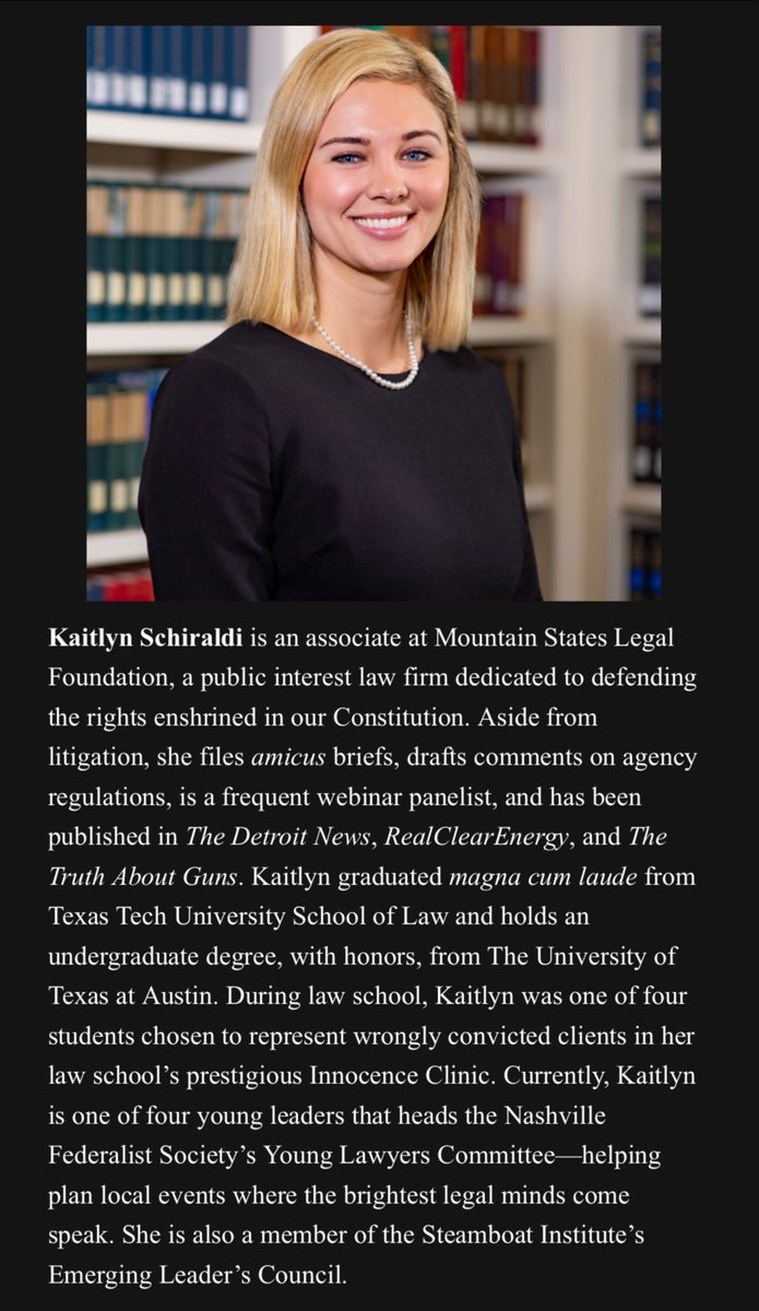 New Civil Liberties Alliance on Twitter: "A big congratulations to NCLA's newest attorney ...