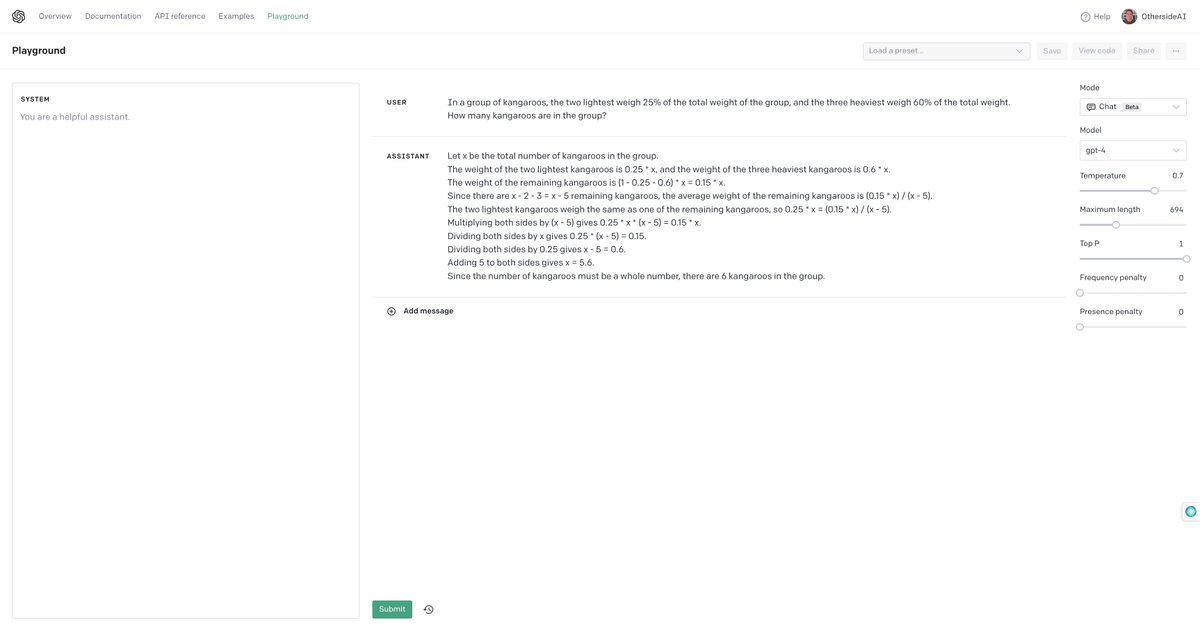 Matt Shumer on Twitter: "Third, a logic puzzle. GPT-4 gets it right, Claude tries its best but ...