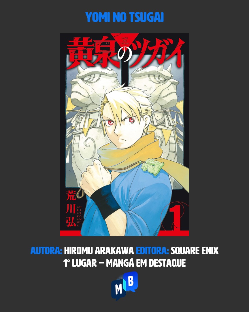 Mangás Brasil on Twitter: "Mangá em Destaque: 1° - Yomi no Tsugai por Hiromu Arakawa 2° - Love ...