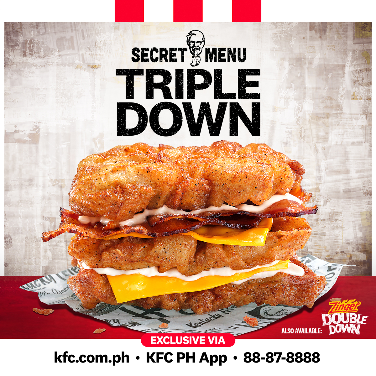 KFC Philippines on Twitter: "Triple down on this KFC secret menu item and you won't regret it ...