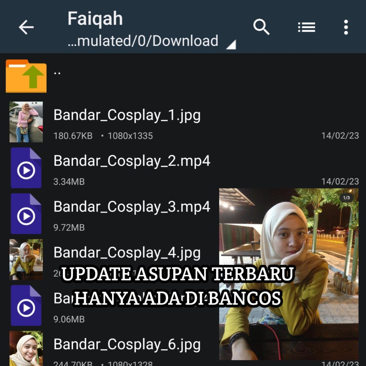 Bandar_Cosplay on Twitter: "RT @Gudang_Cosplay: Link download: https://go.paid4link.com/uE8lvltD ...