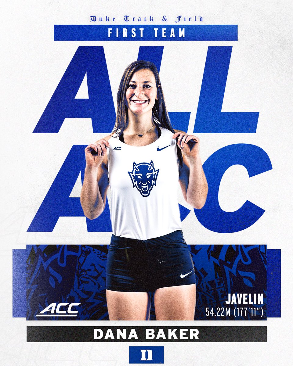 Duke Track & Field and Cross Country on Twitter: "Dana Baker is your 2023 ACC Runner-Up in the ...