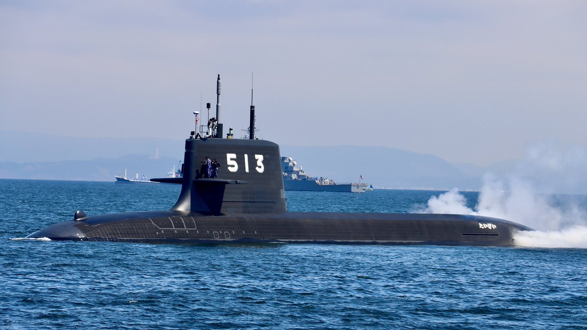 海月 on Twitter: "SS-513 潜水艦たいげい🐳 #513の日"