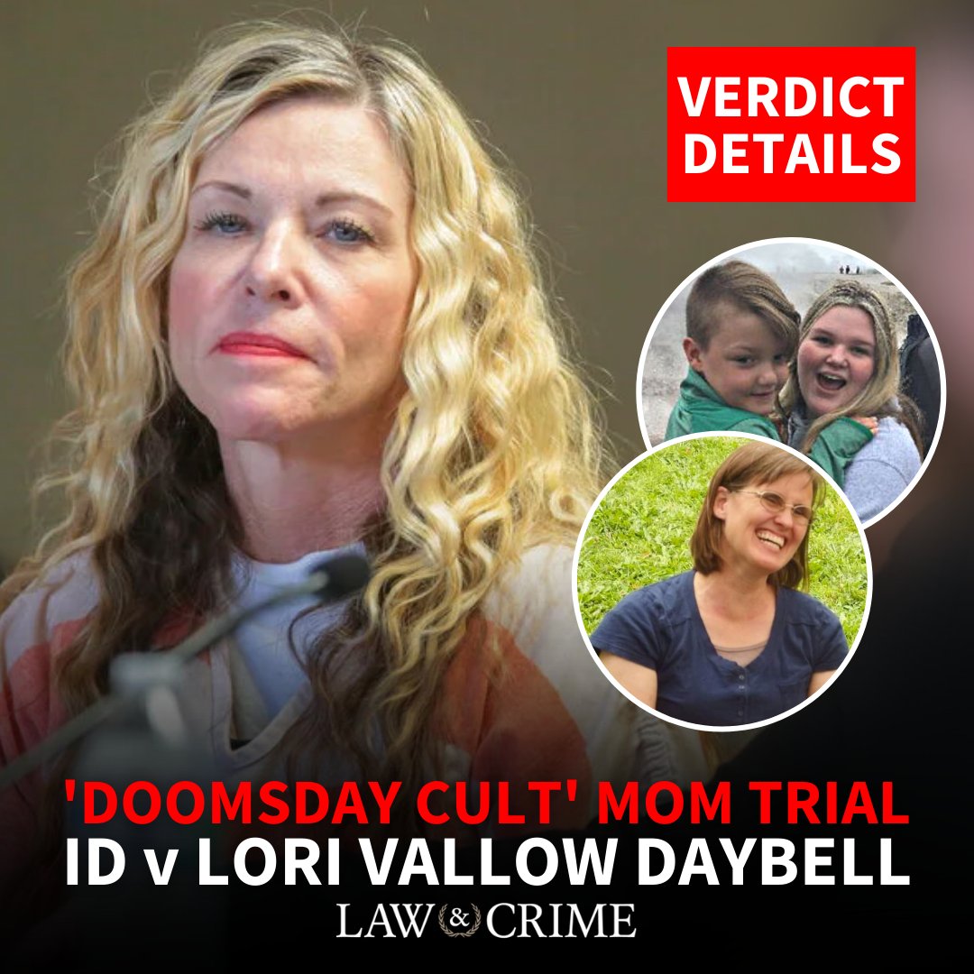 Law&Crime Network on Twitter: "#BREAKING: A jury has found Lori Vallow Daybell GUILTY of first ...