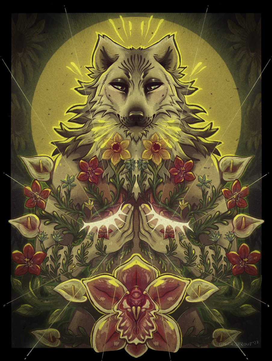 「QRT with your art with the moon in it. 」| 𝕸𝖔𝖙𝖍 ️ FWAのイラスト