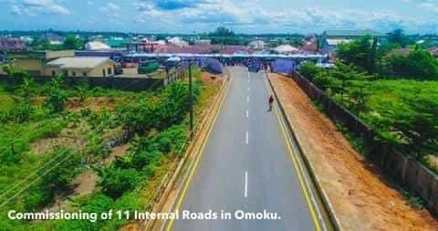 Chris on Twitter: "Governor Nyesom Wike constructed the 11 internal roads in Omoku and it was ...