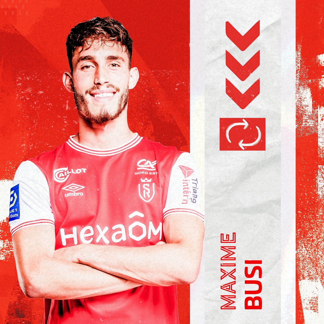 Stade de Reims on Twitter: "🔁 Jens Cajuste est remplacé par Valentin Atangana. Maxime Busi lui ...