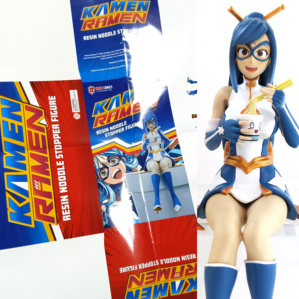 Kamen America on Twitter: "Finalized the box art for the KAMEN RAMEN NOODLE STOPPER figure! We ...