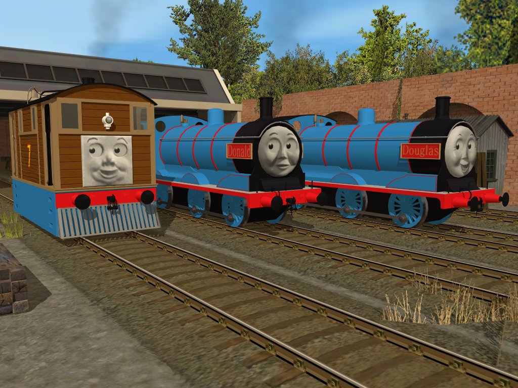 Thomas And Friends Donald And Douglas Blue